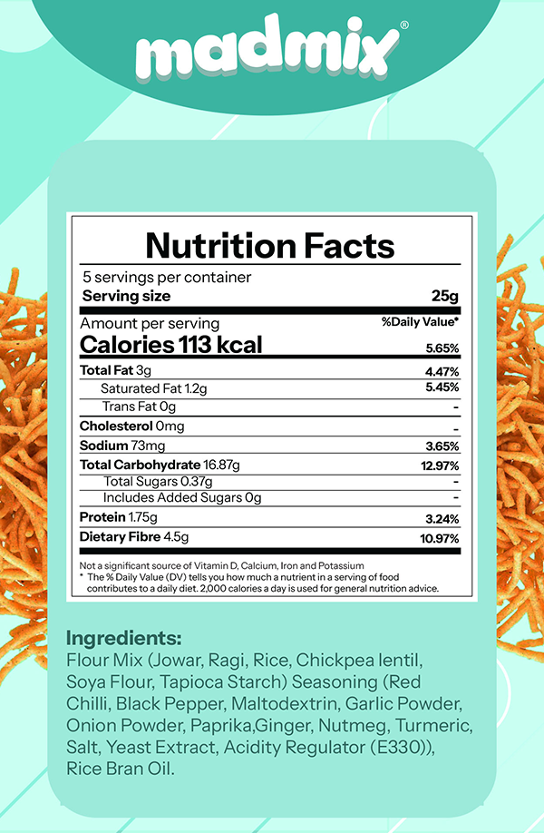 Jowar Millet Bhujia Pudina Picnic – Madmix